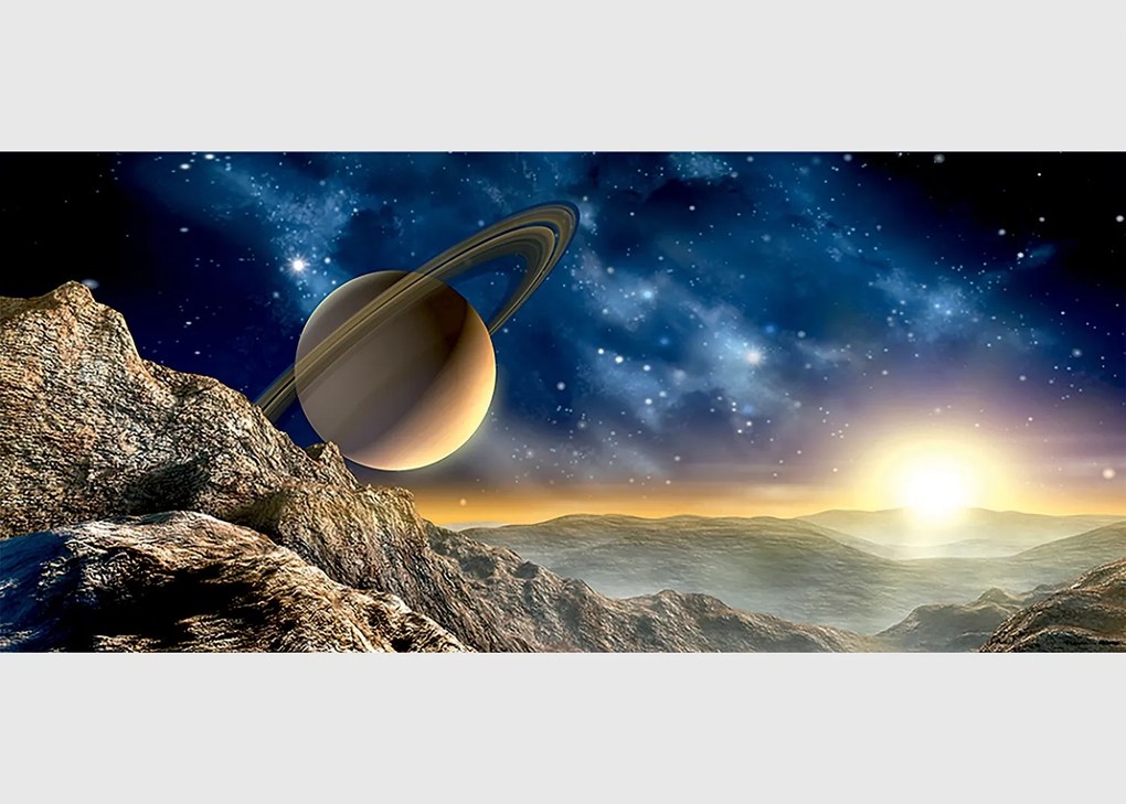 Vliesová fototapeta na zed' Vesmírný Obraz Planety Neptun | 202 x 90 cm | DFTNH2751