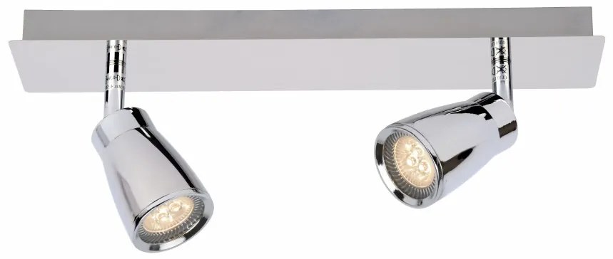 Lucide 17949/22/11 LED stropní svítidlo Lana 2x5W|GU10|3000K|IP44