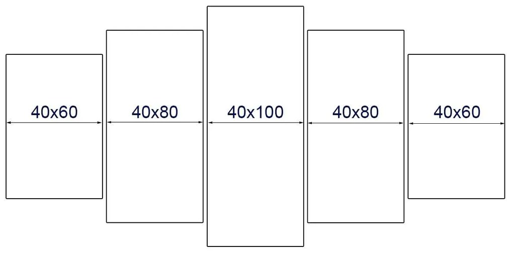 Obraz Strom ročních období IIIII Velikost (šířka x výška): 200x100 cm