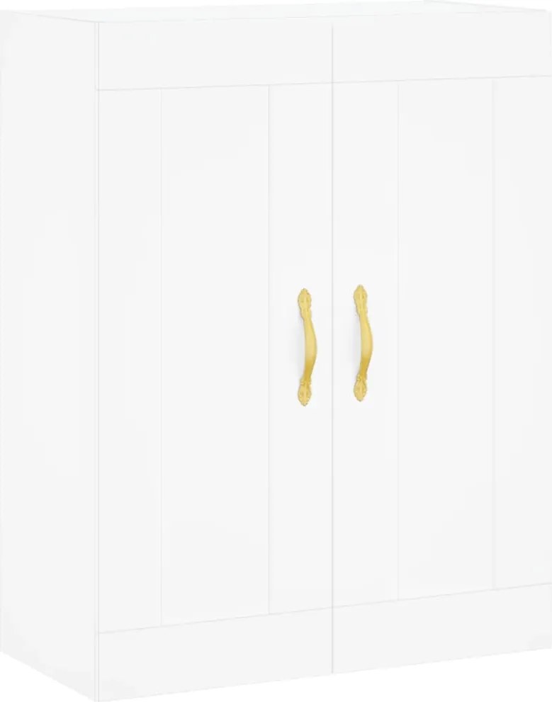 Skříň highboard bílá 69,5 x 34 x 180 cm kompozitní dřevo 3199985