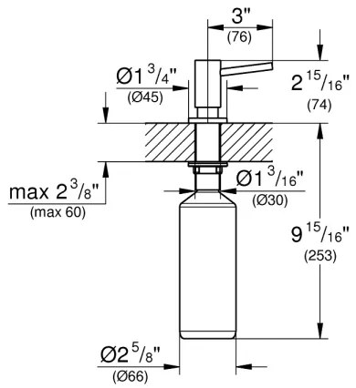 GROHE 40535GL0 - Dávkovač mýdla COSMOPOLITAN 500 ml zlatá