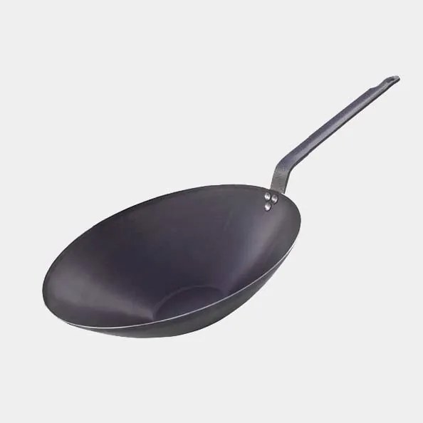 De Buyer, Pánev WOK modrá ocel 28 cm