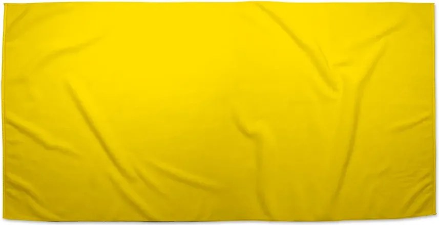 Sablio Ručník Žlutá - 50x100 cm