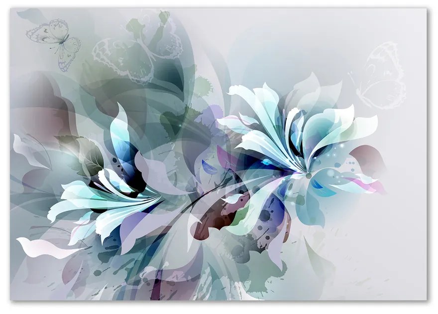 Wallmuralia Foto obraz akrylové sklo Abstrakce květiny 100x70