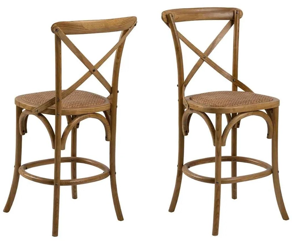 Hnědá Židle Eileen – přírodní 105 × 51 × 55 cm ACTONA