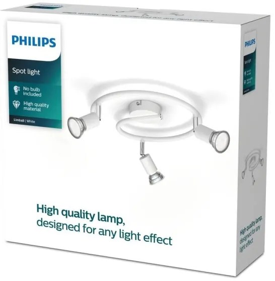 Philips - Bodové svítidlo LIMBALI 3xGU10/50W/230V bílá