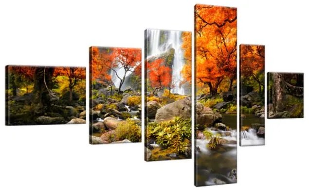 Tištěný obraz Podzimní vodopád 180x100cm 2335A_6E