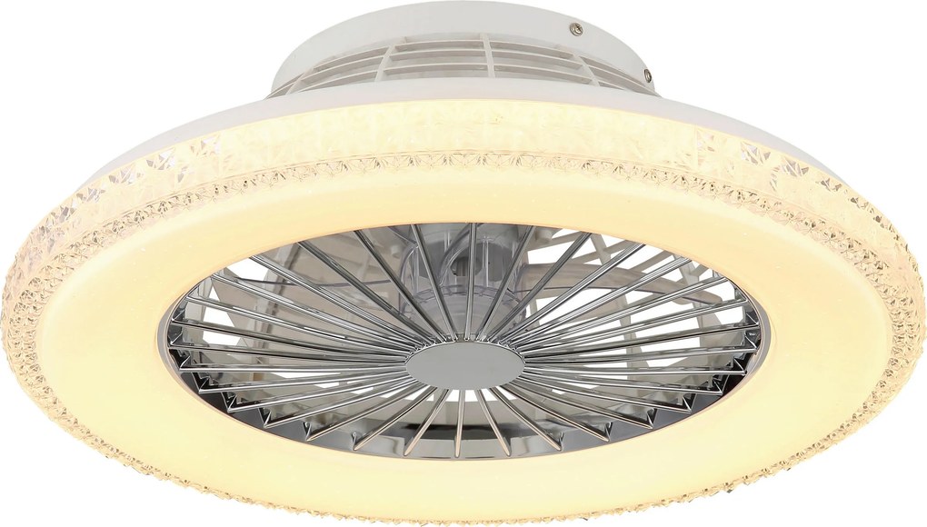 XXXLutz STROPNÍ VENTILÁTOR, 50/17,5 cm Globo - Online Only svítidla - 007326107301