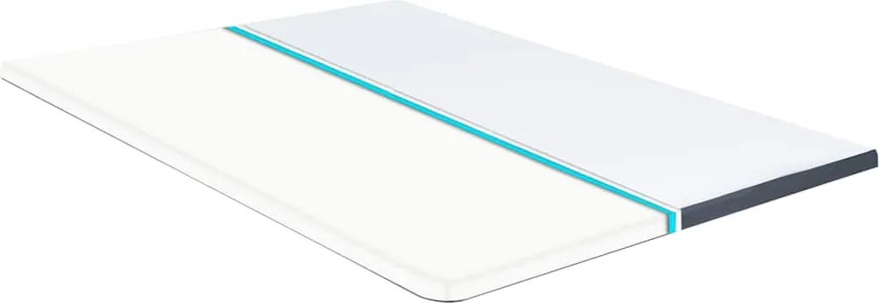 Vrchní matrace na postel boxspring 200 x 140 x 5 cm středně měkký 288214