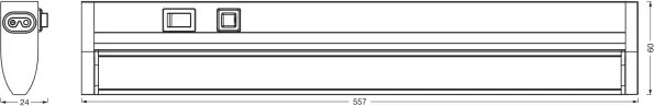 Osram - LED Stm podlinkové svítidlo LINEAR TURN LED/10W/230V 55 cm bílá