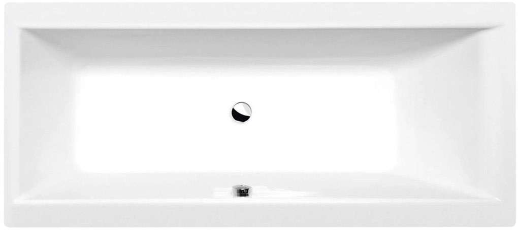 Polysan - Obdélníková vana CLEO 160x70x48 cm, bílá 73611