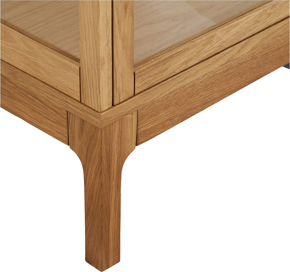 House Nordic Prosklený kabinet ZAMORA 180x47cm dub 3001500