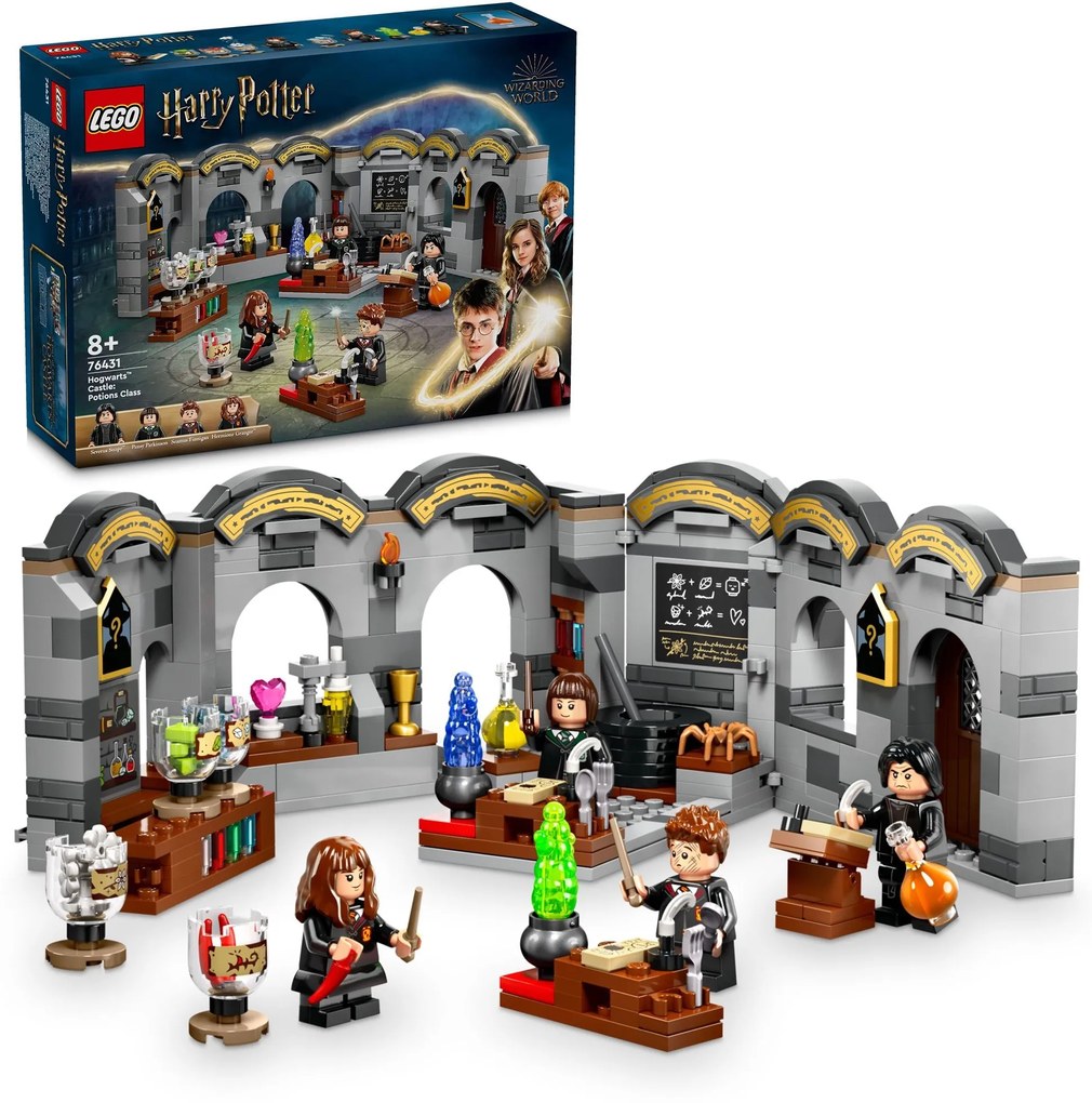 Lego stavebnice lego harry potter 76431 bradavický hrad: hodina lektvarů
