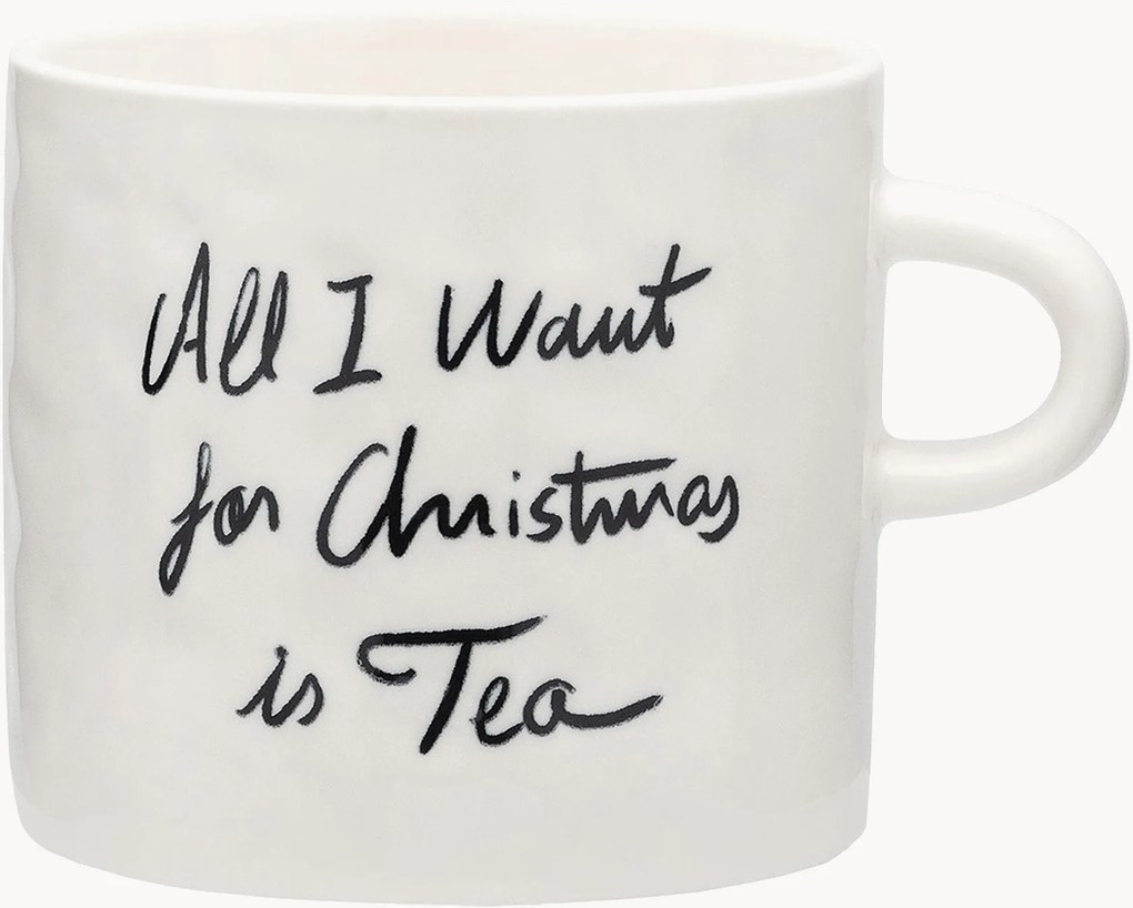 Ručně vyrobený XL vánoční hrnek All I Want Is Tea