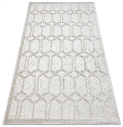 koberec SANTO SISAL 58385 Ruta, geometrická béžový velikost 160x220 cm | krásné koberce cz