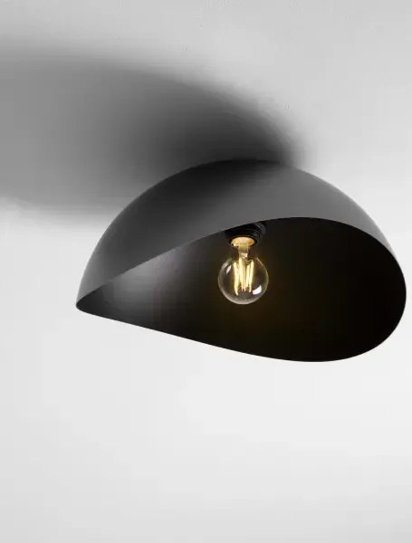 LED černá designová stropní svítilna Opsi 40
