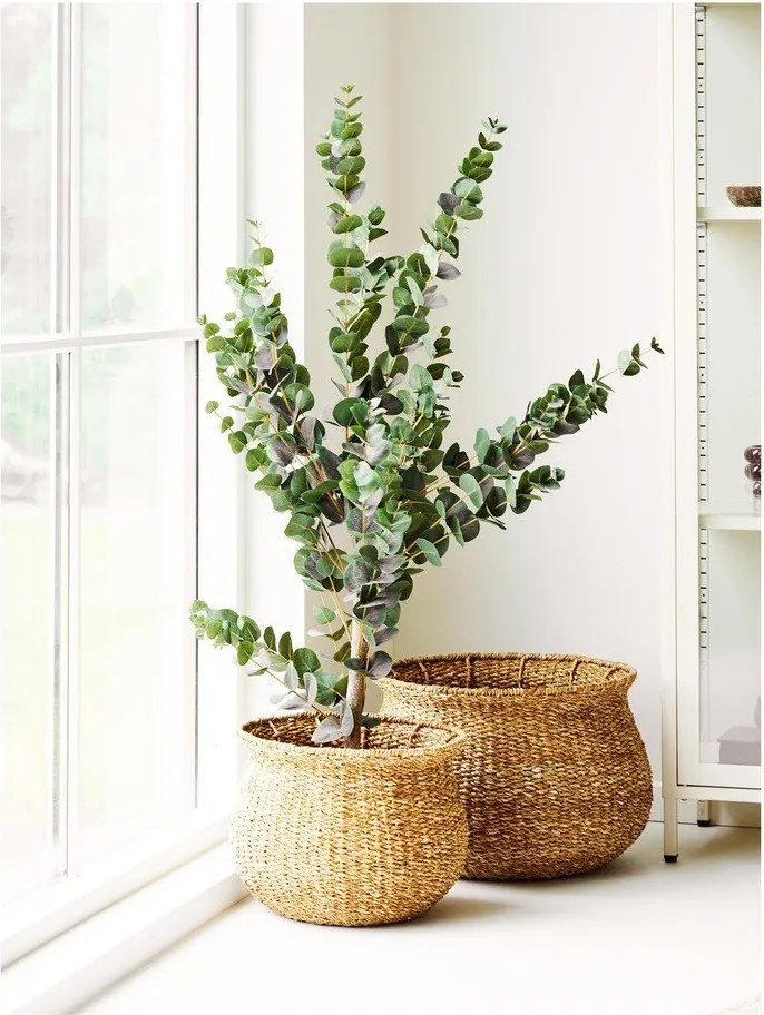 Květináče v sadě 2 ks z mořské trávy ø 46 cm Eden – House Nordic