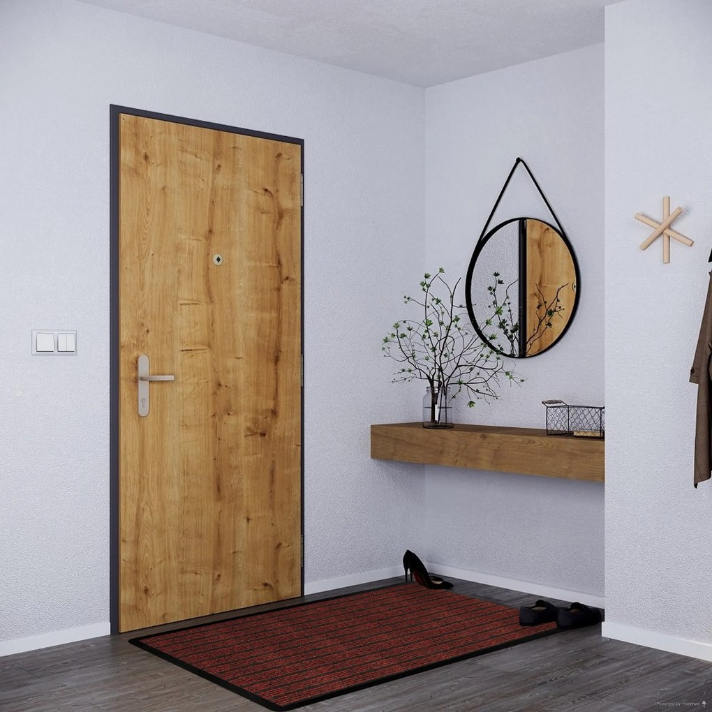 B-line, Rohožka DuraMat 3879 červená - na ven i na doma, 40x60, červená, exteriér