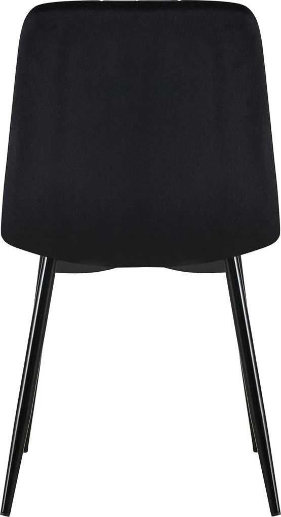 Židle Dijon samet – černá