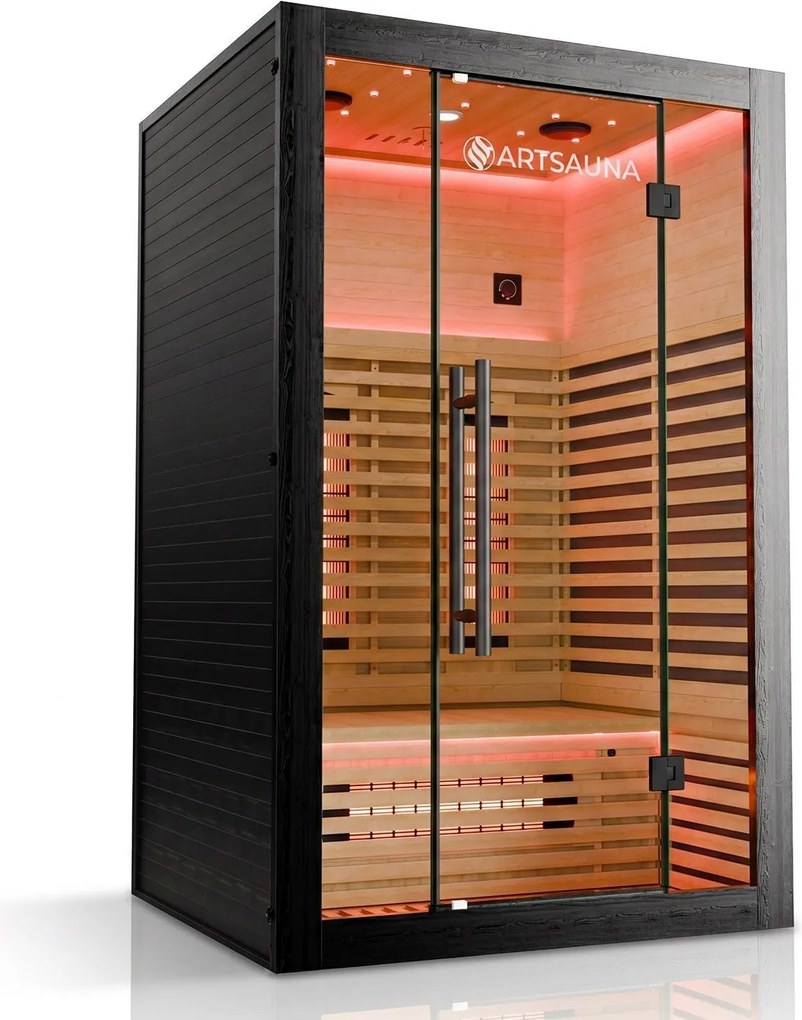 Artsauna Infrasauna Trondheim 120, černá