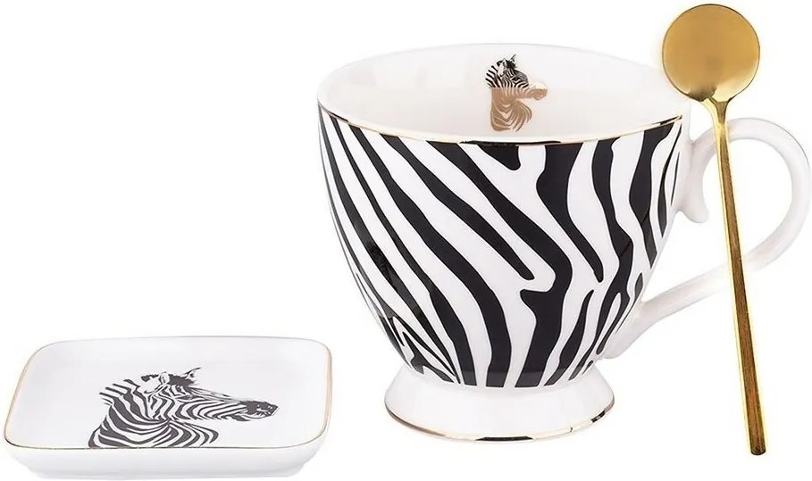 Altom Porcelánová jumbo sada 430 ml, Zebra