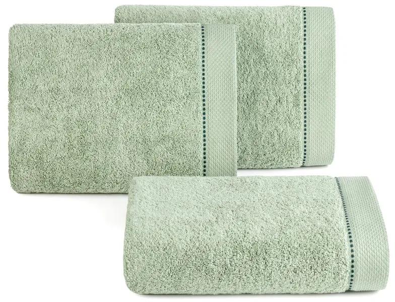 Zelený ručník MONTE2 50x90 cm Rozměr: 70 x 140 cm