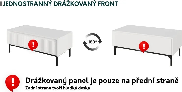 Konferenční stolek Samker 1SZ, Barva dřeva: kašmír
