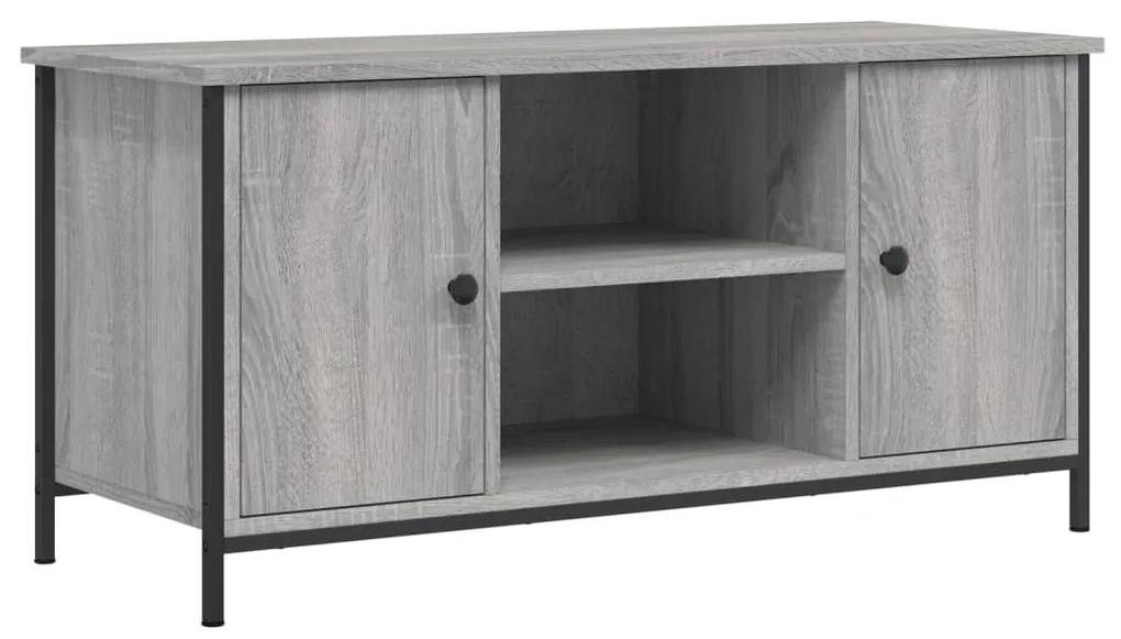 TV skříňka šedá sonoma 100 x 40 x 50 cm kompozitní dřevo - Default Title