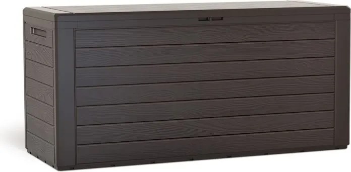 Zahradní box WOODEBOX 280 l - tmavě hnědá 116 cm PRMBWL280-440U