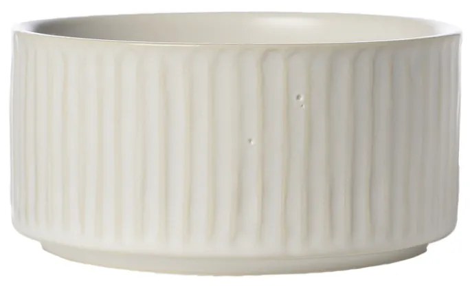 Keramická miska Ribbed Natural White 12 cm Ernst