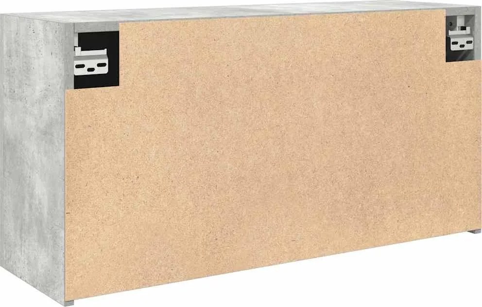 vidaXL Koupelnová nástěnná skříňka 80 x 25 x 40 cm kompozit [860093] Barva: šedá sonoma