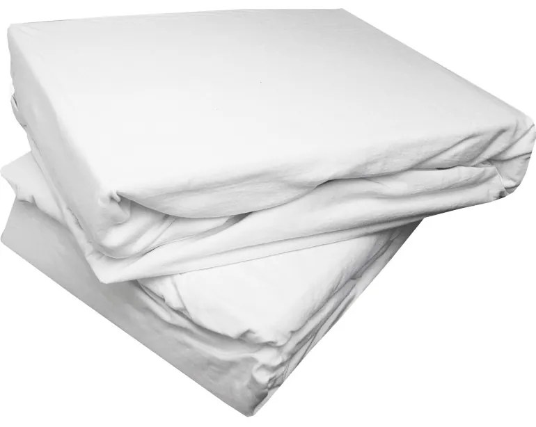 Prostěradlo bílé Superstretch EMI, Plachta 90x200
