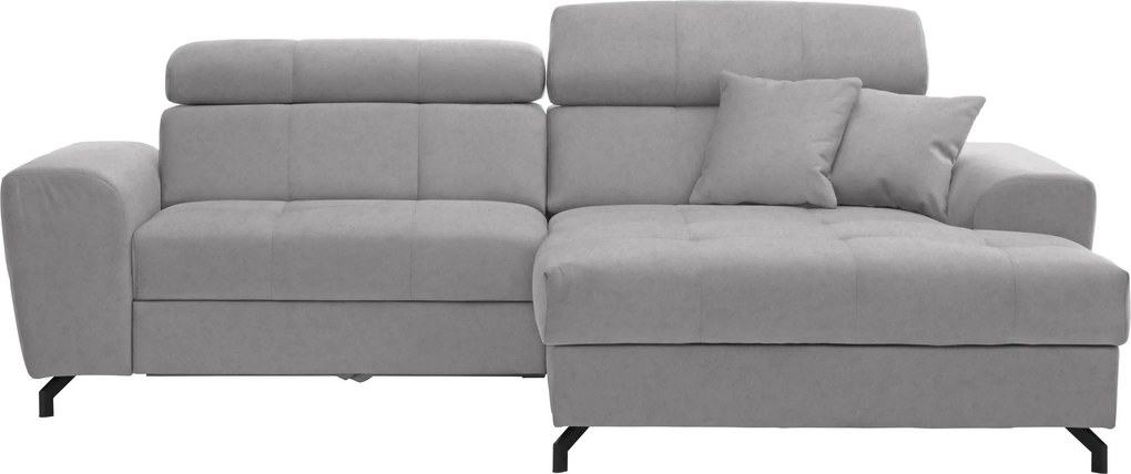 XXXLutz ROHOVÁ SEDAČKA, textil, světle šedá Carryhome - Sedací soupravy - 000812004413