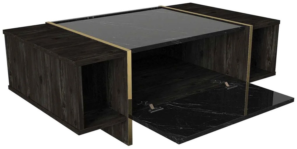 Designový konferenční stolek Sakeena 103,8 cm černý
