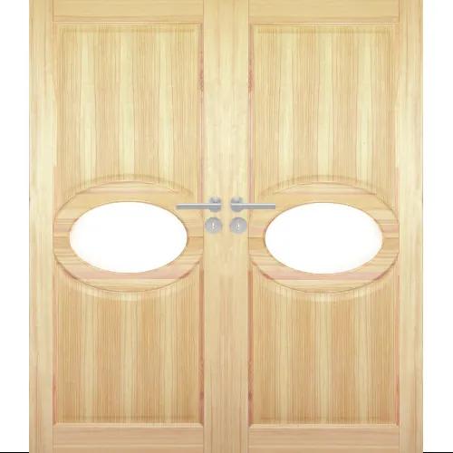 Archo - Dvoukřídlé dřevěné dveře dýhované z borovice Aruba 105561