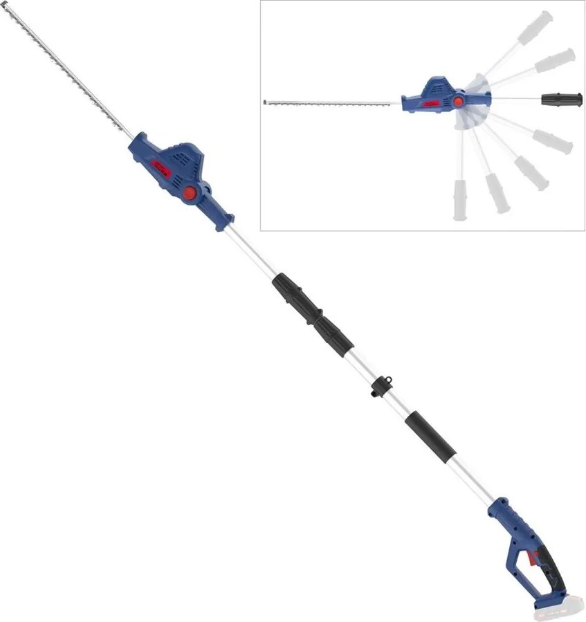 GüDE GMBH Güde HST 18-0 18V - akumulátorový teleskopický plotostřih (bez akumulátoru a nabíječky)