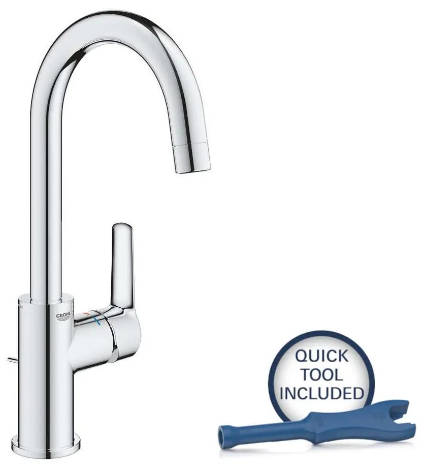 Grohe QuickFix Start - Umyvadlová baterie s výpustí, chrom 24203002