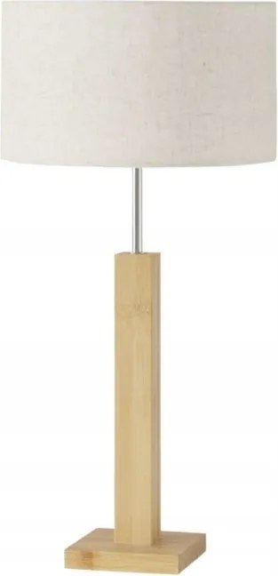 Stolní lampa Benito s bambusovou základnou, 57 cm