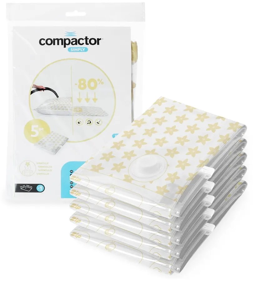 Vakuové pytle v sadě 5 ks Compress Vanilla – Compactor