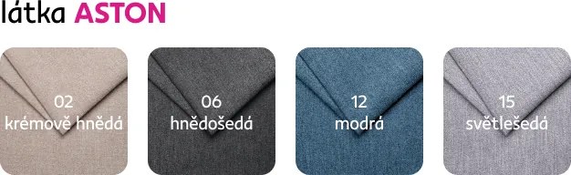Elektrická polohovací postel, boxspring, tmavě šedá/dub artisan, 120x200, TIANA