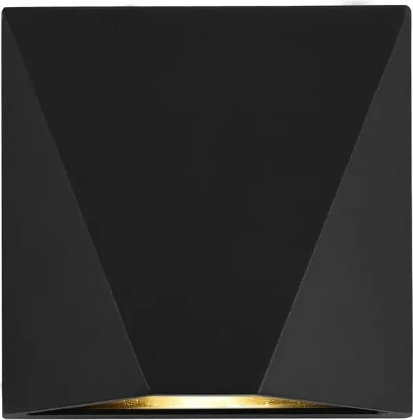 Venkovní nástěnná lampa černá Led teplá barva IP54 Maytoni