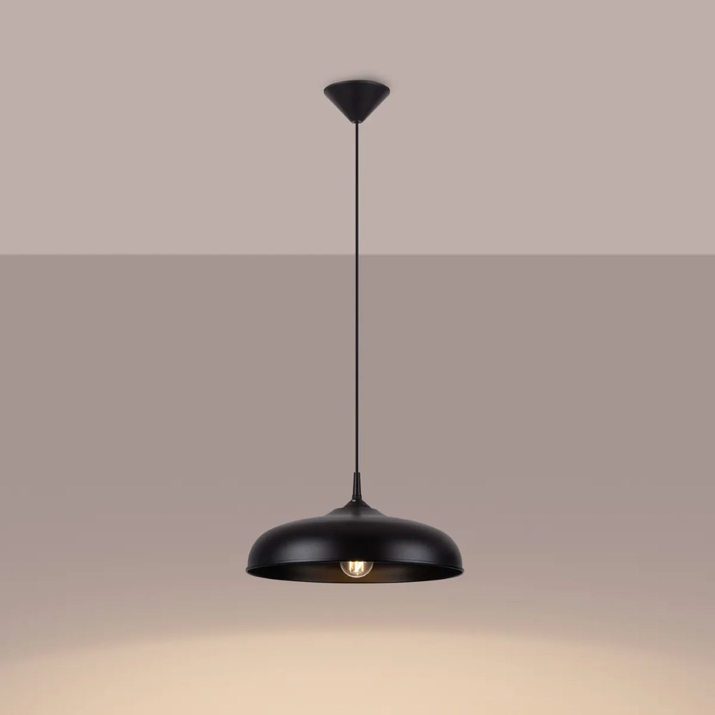 Sollux Lighting Závěsná lampa GINA černá