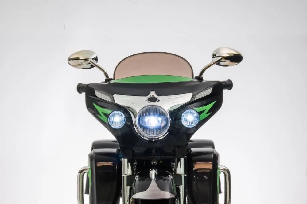 Dětská elektrická motorka Goldwing černá