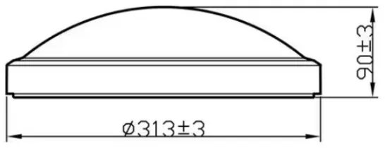Philips - LED Koupelnové stropní svítidlo DORIS LED/17W/230V 4000K IP44