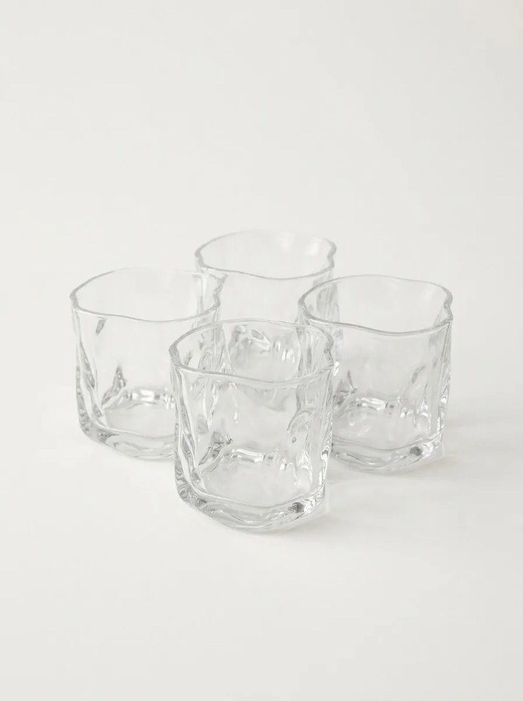 Sinsay - Sklenice nepravidelného tvaru 4 pack - clear