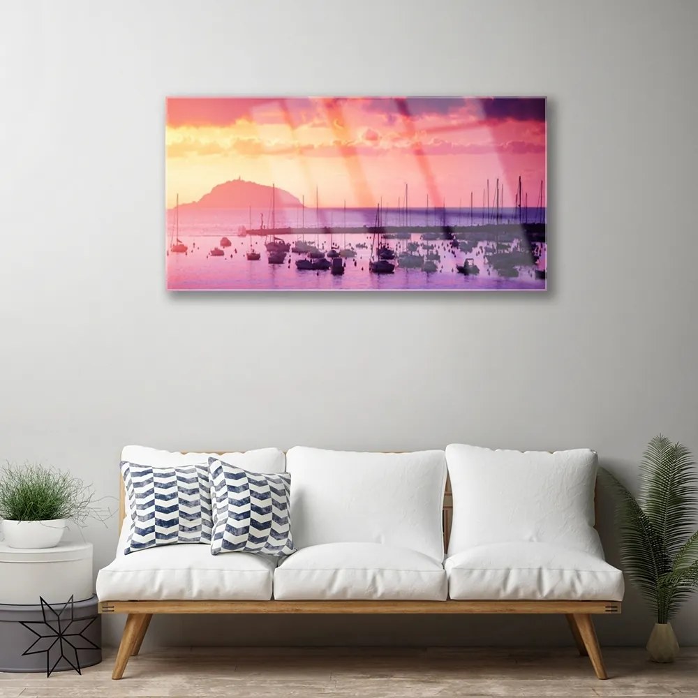 Obraz na skle Moře Krajina 120x60 cm