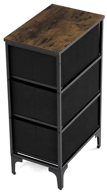 Retro komoda LUNARA - old wood / MDF Barva: Vícebarevná
