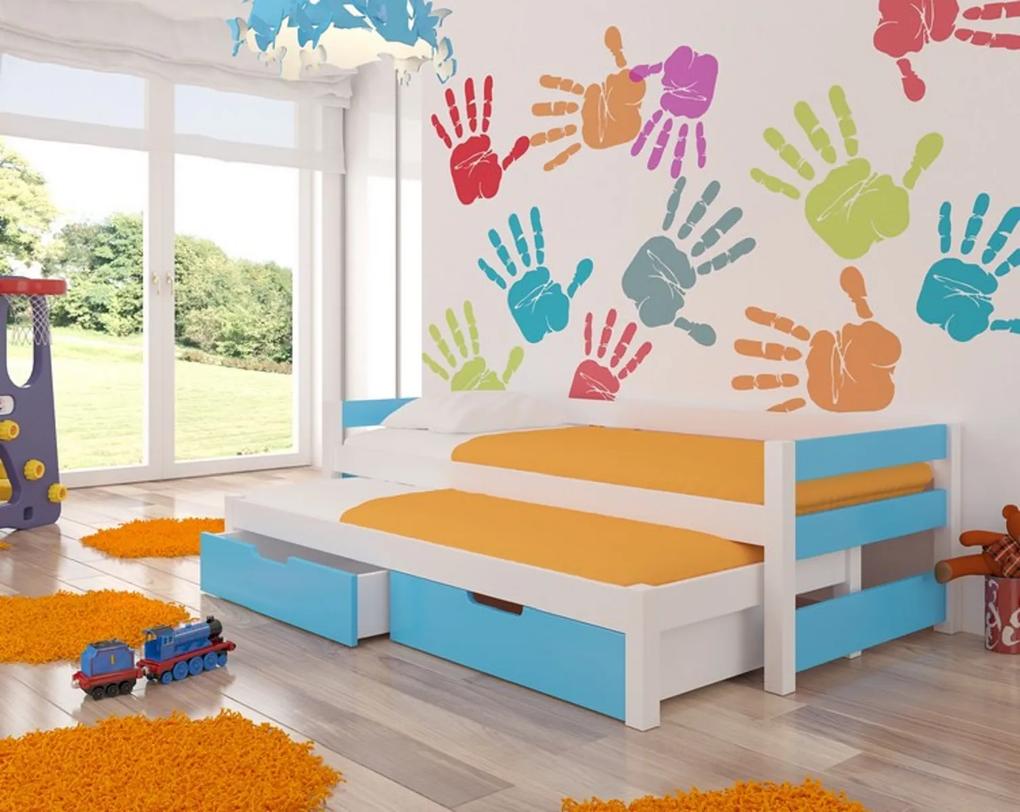 Dětská postel s matracemi FRAGA Další barva: Blue