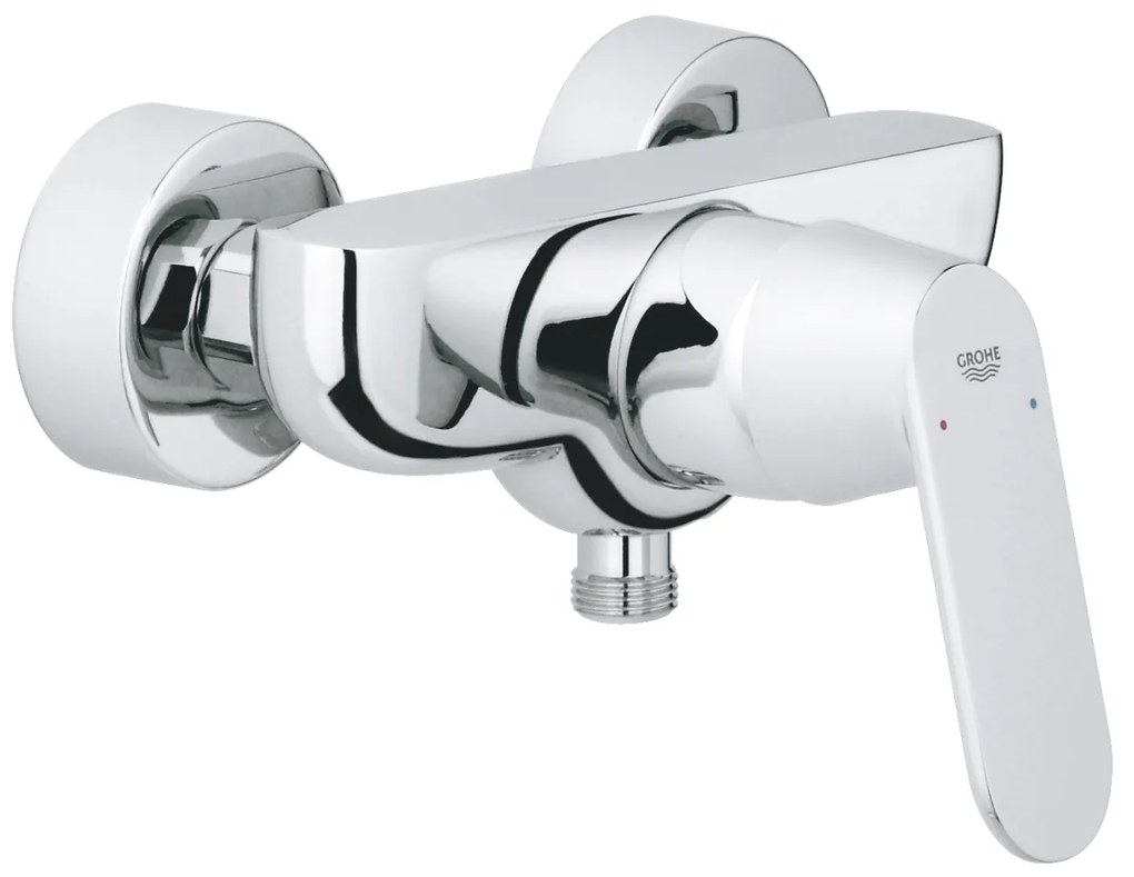 Baterie sprchová nástěnná Grohe Eurosmart Cosmopolitan 150 mm chrom bez přepínače 32837000