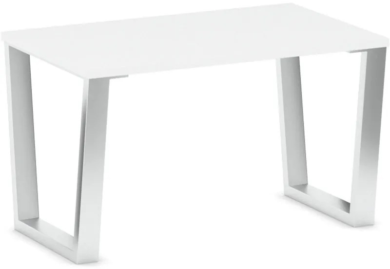 Konferenční stůl VECTOR, 100x68 cm, bílá